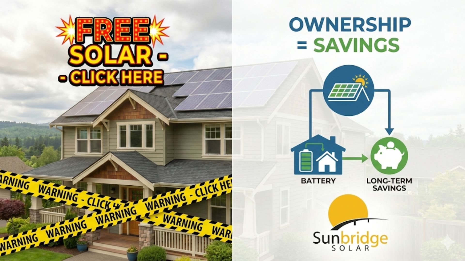 Free Solar Panels In PNW: The Truth Behind The Ads | Sunbridge